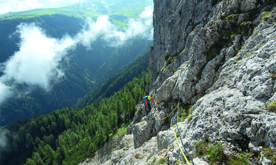 Santnerspitze: Klettertour auf ein Südtiroler Wahrzeichen