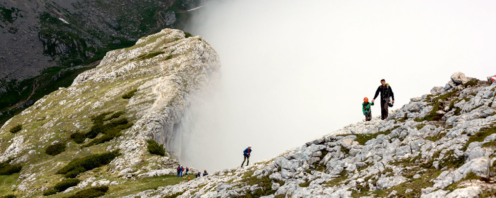 Schritt für Schritt: Der 5-Gipfel-Klettersteig